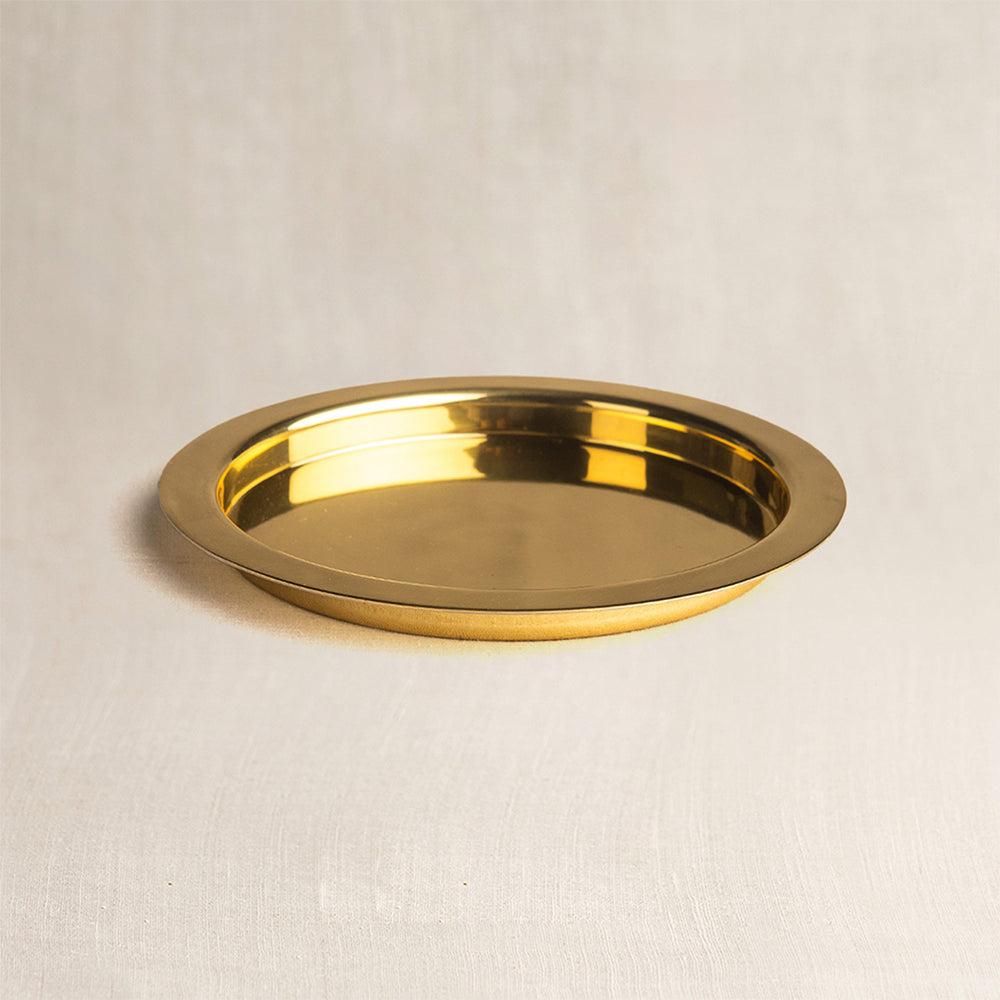 Brass Dhakkan Plate (Set of 2)